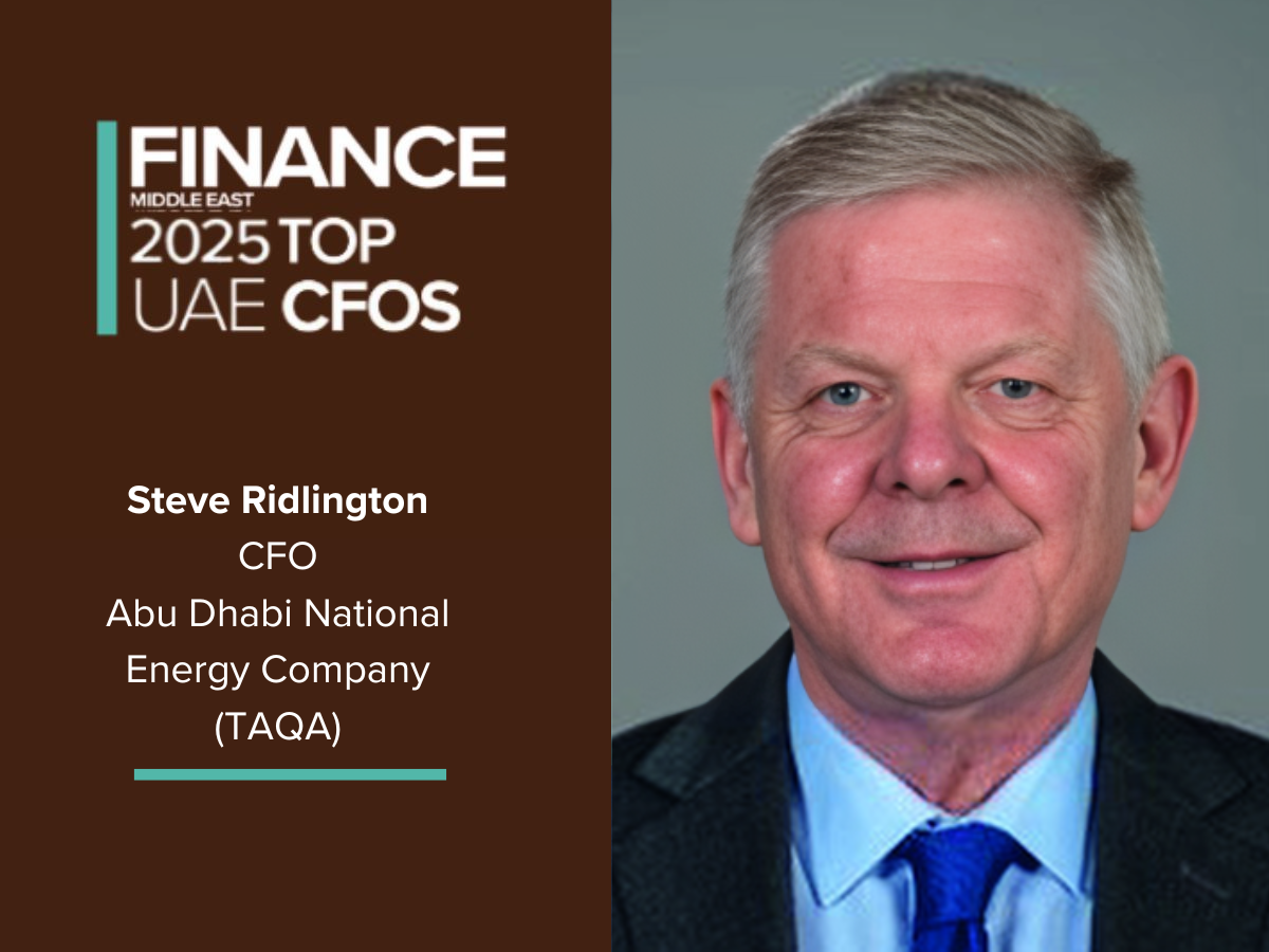 Steve Ridlington among Finance Middle East’s Top 20 UAE CFOs 2025 ...