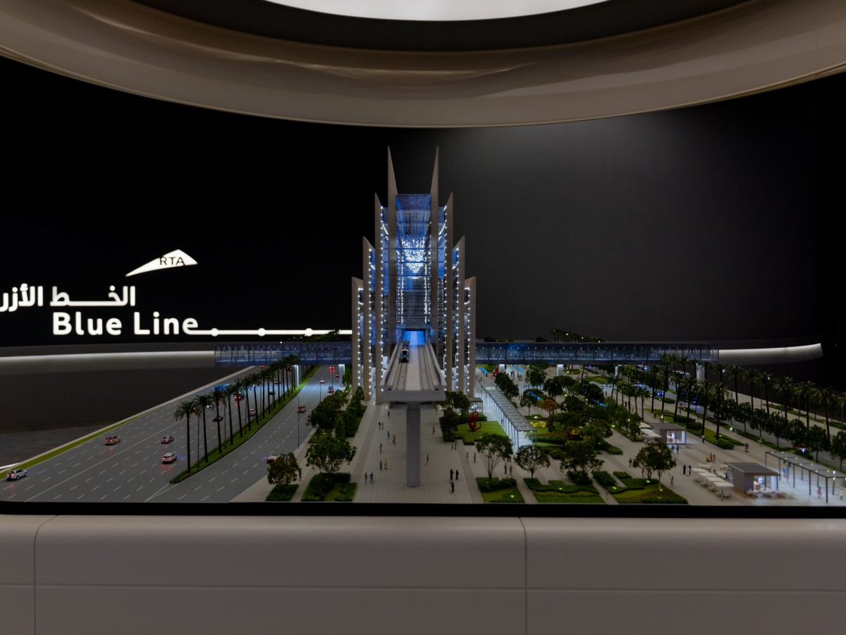 In pictures: Dubai launches Metro Blue Line project linking 1 million ...